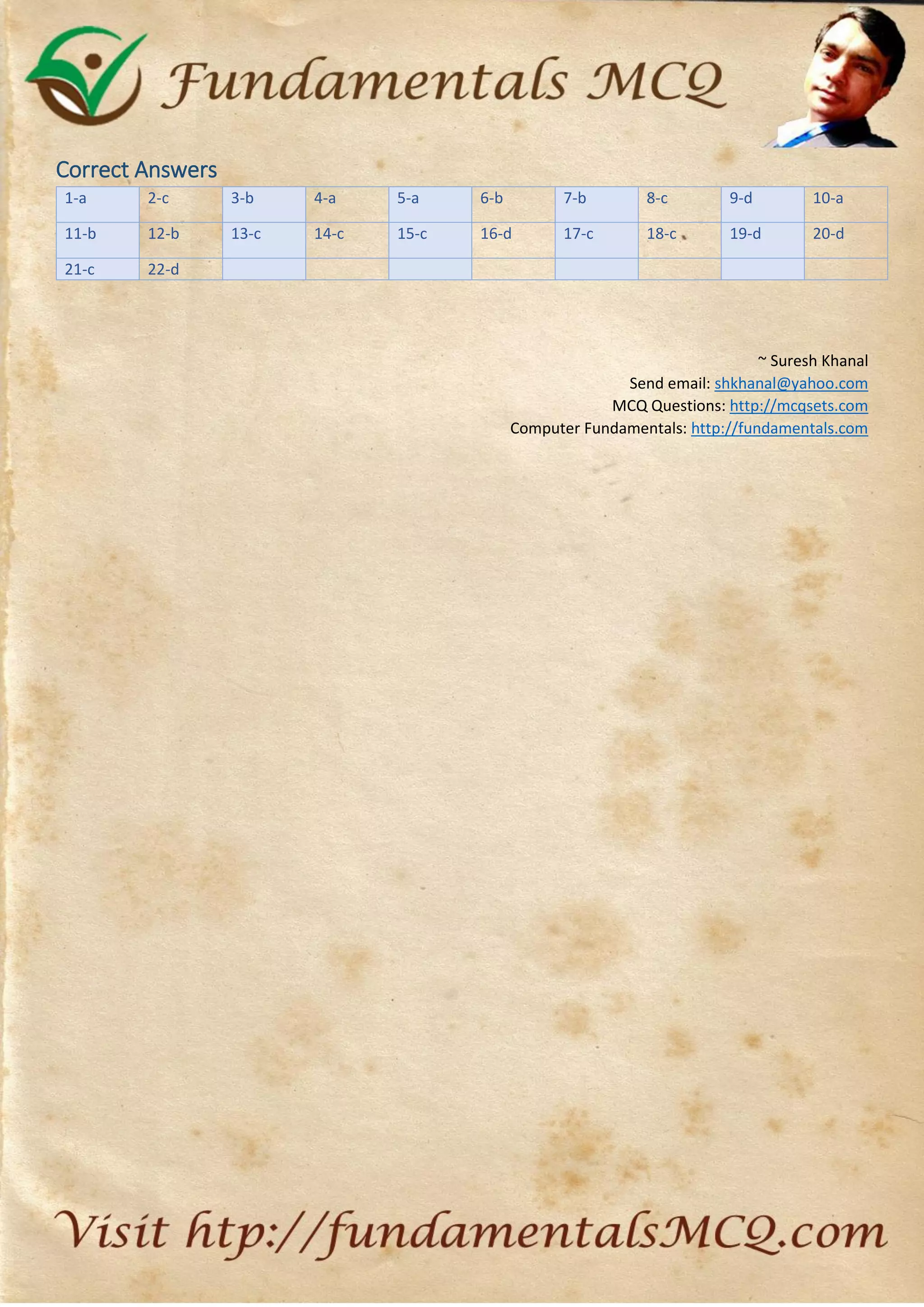 Generation of computers mcq | PDF