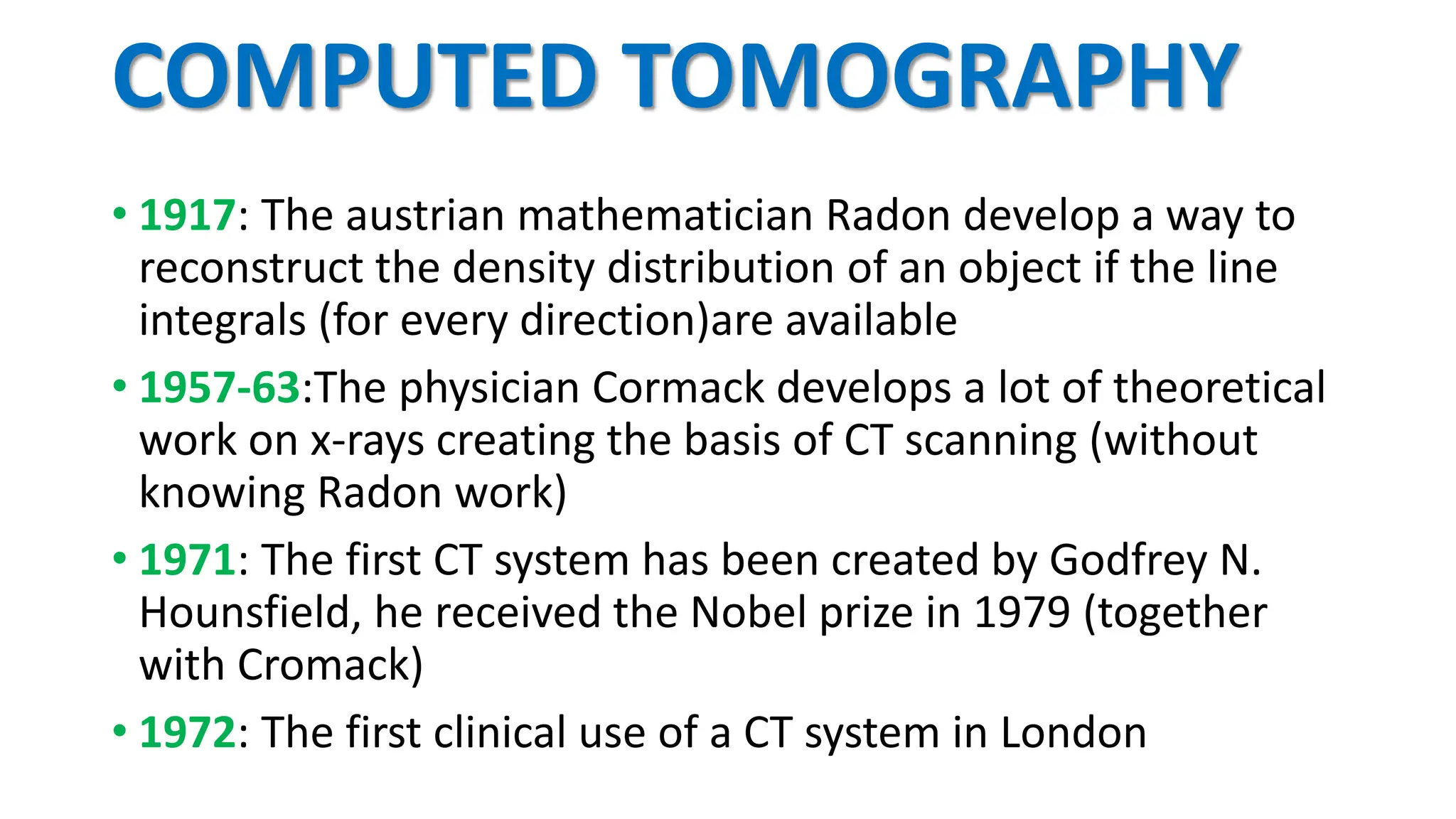 Generation of CT.pptx................... | PPTX