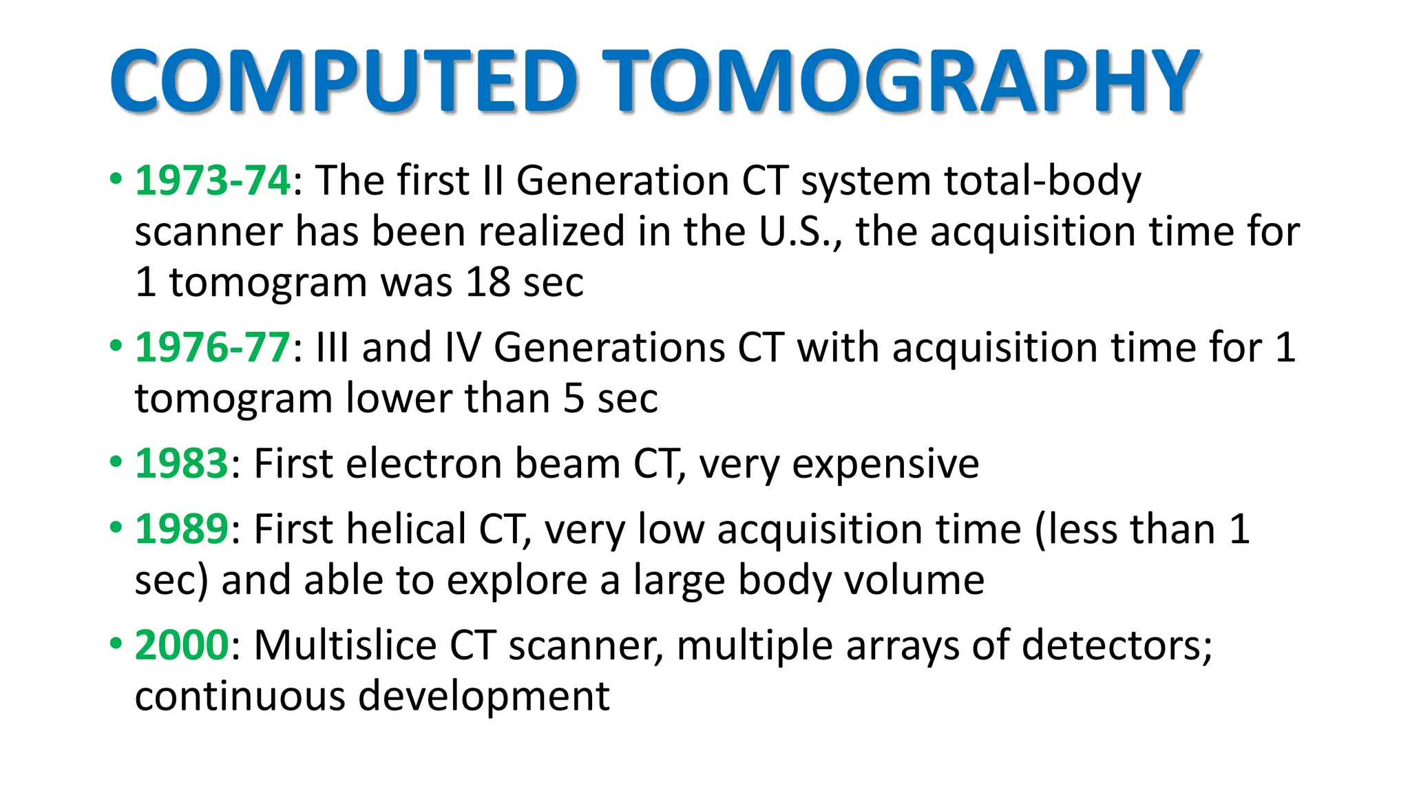 Generation of CT.pptx................... | PPTX