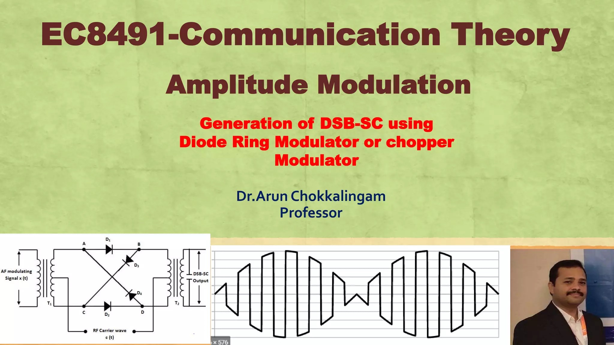 Generation of DSB-SC using Diode Ring Modulator or chopper Modulator.pptx