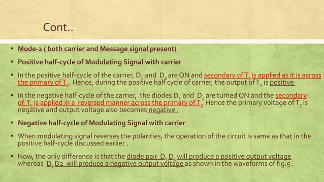 Generation of DSB-SC using Diode Ring Modulator or chopper Modulator.pptx