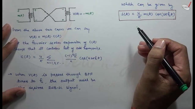 Generation Of Dsbsc Ring Modulator Pptx
