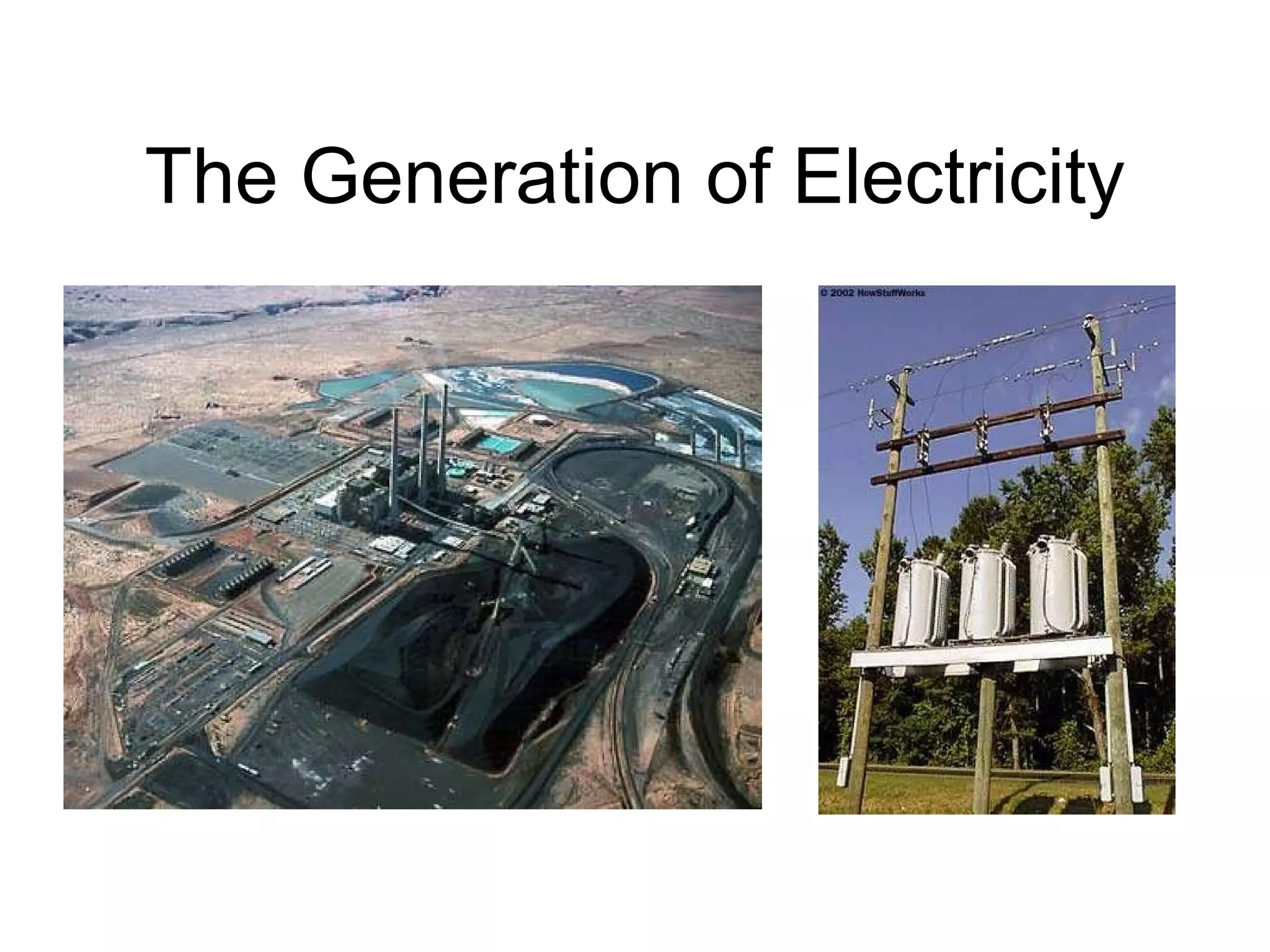 Generation Of Electricity | PPT