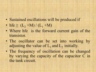 Generation of electrical oscillations with lc circuit | PPT