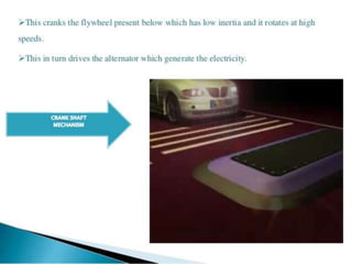 Generation of electricity through speed breakers | PPTX