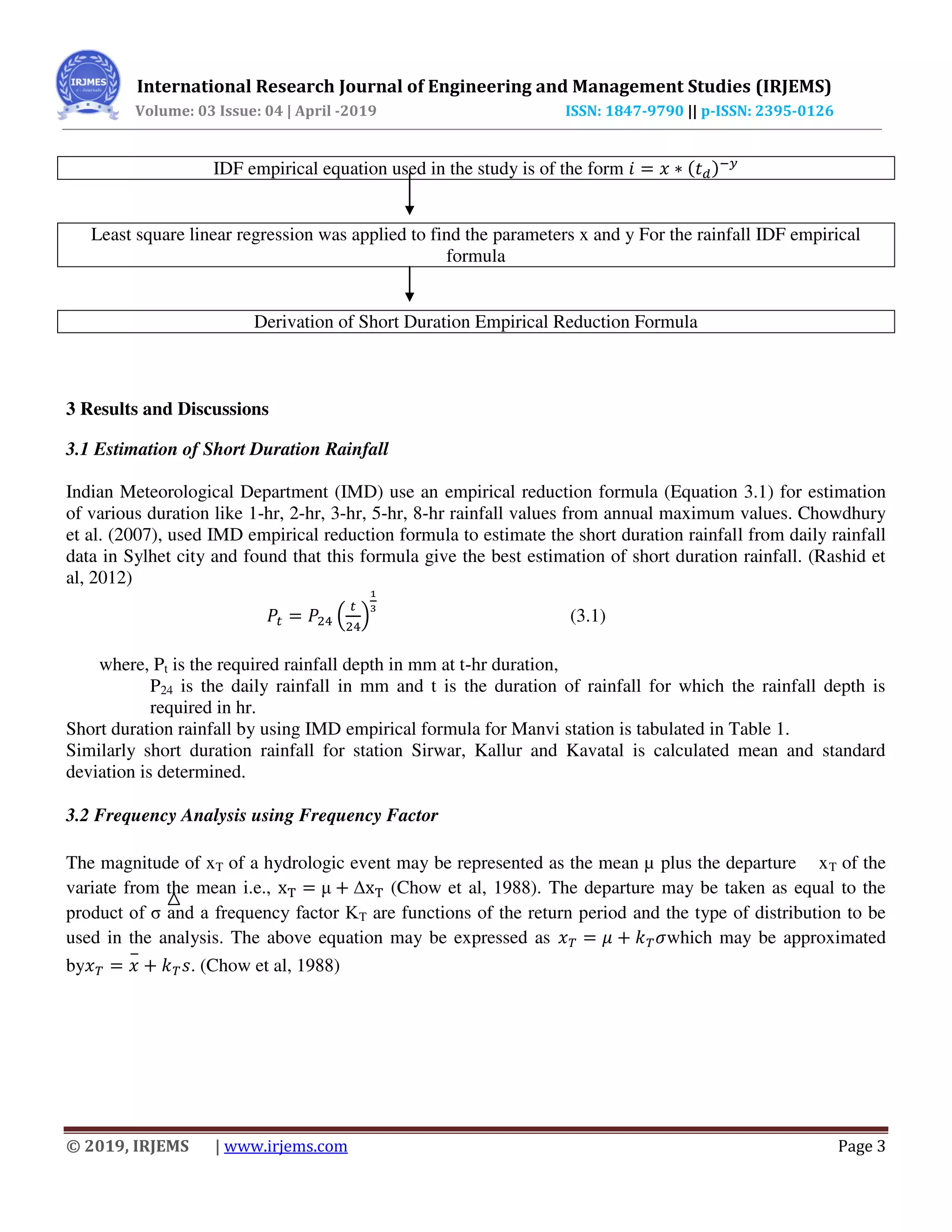 Generation of intensity_duration_frequency_curves_for manvi taluk ...