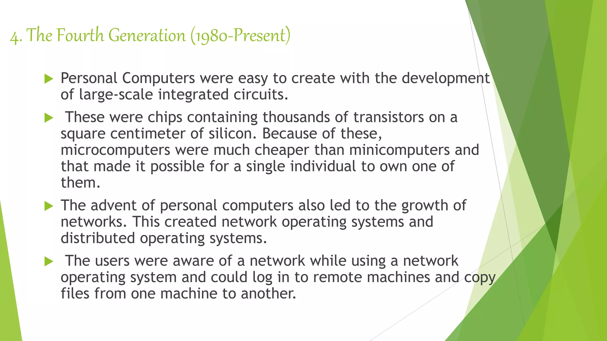 Generation of os | PPTX