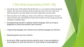 Generation of os | PPTX