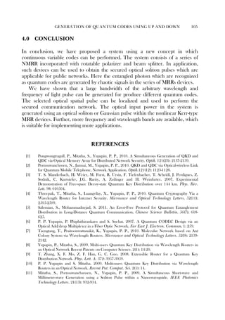 Generation of quantum codes using up and down link optical soliton ...
