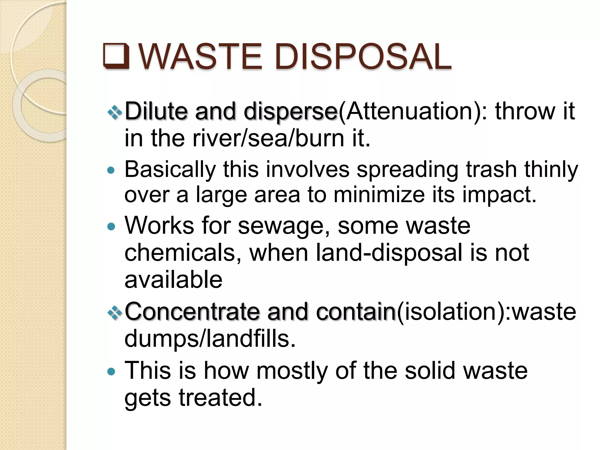 Generation of waste | PPTX