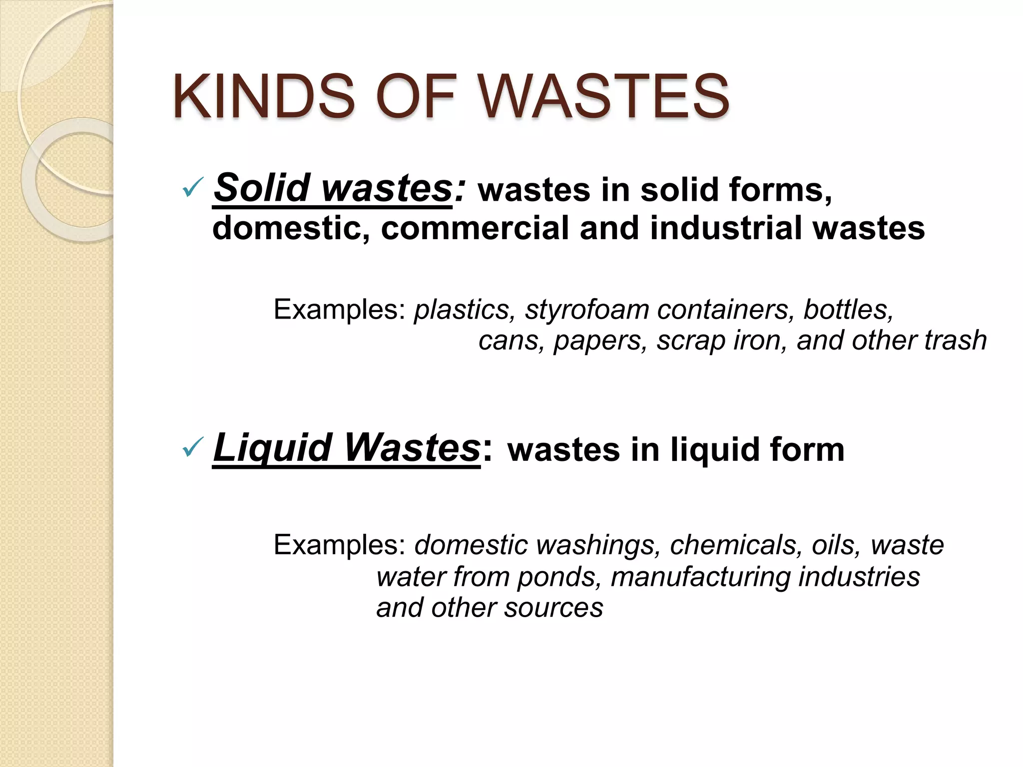 Generation of waste | PPTX