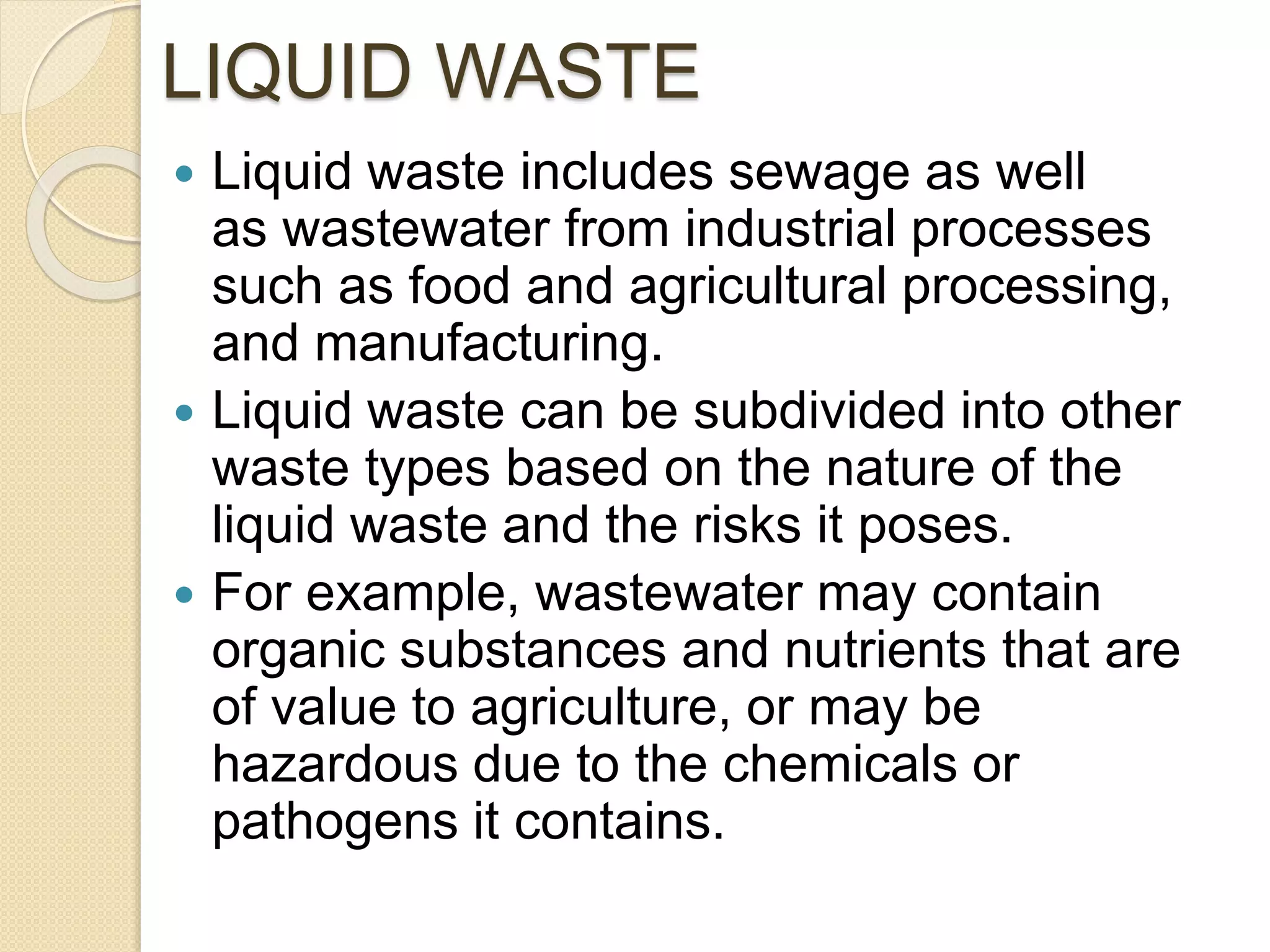 Generation of waste | PPTX