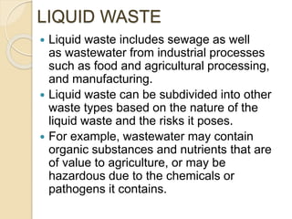 Generation of waste | PPTX