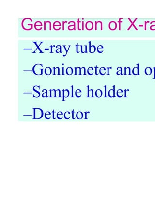 GENERATION OF X-RAYS AND K,L,M,N SERIES WITH WAVELENGTHS.docx