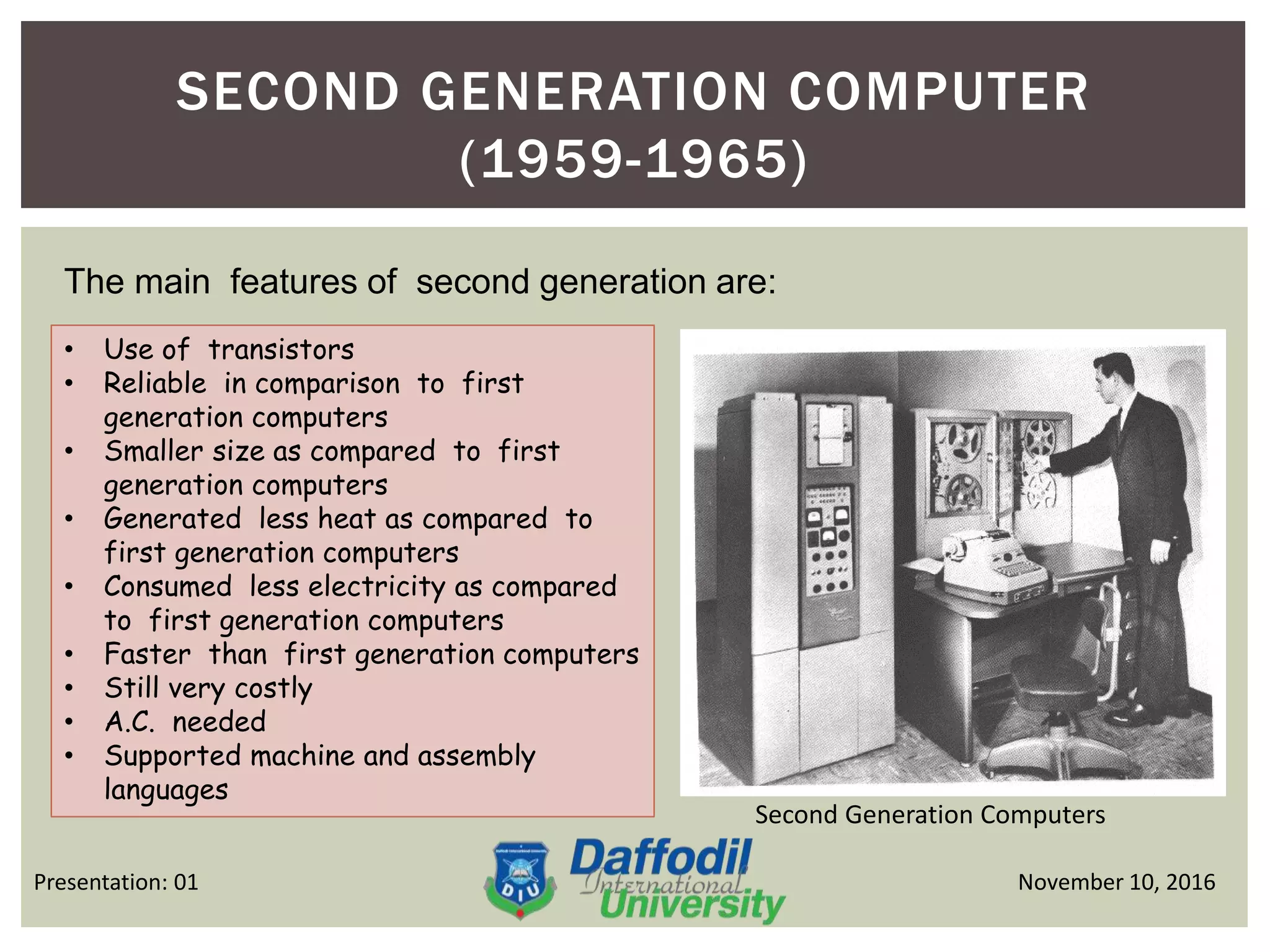 Generation os computers | PPTX | Technology & Computing