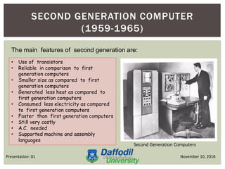 Generation os computers | PPTX | Technology & Computing