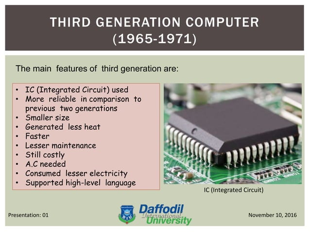Generation os computers | PPTX | Technology & Computing