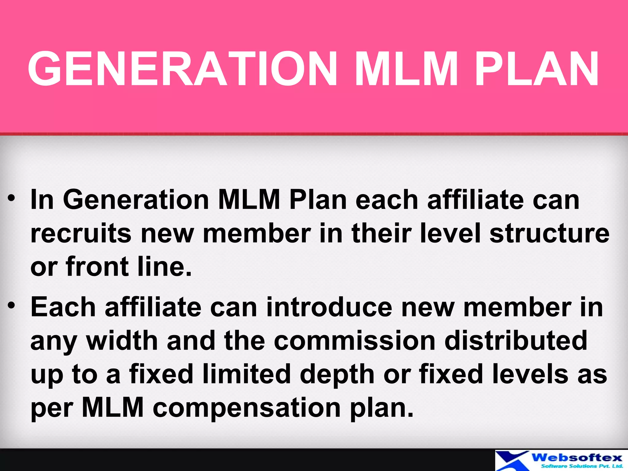 Generation plan in mlm, mlm generation plan calculator, generation plan ...