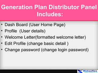 Generation plan in mlm, mlm generation plan calculator, generation plan ...