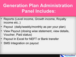 Generation plan in mlm, mlm generation plan calculator, generation plan ...