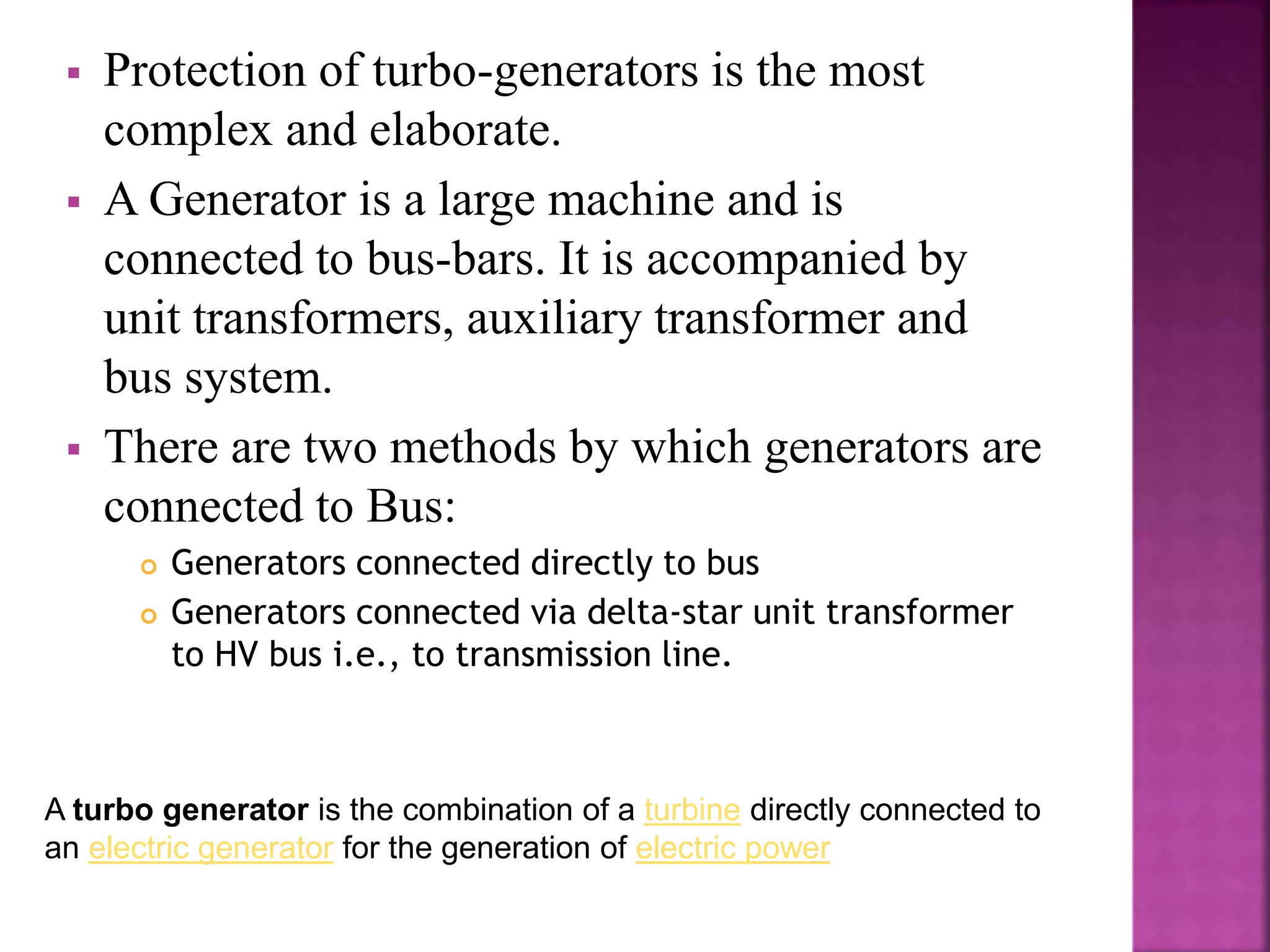 Generation protection - complete | PPT