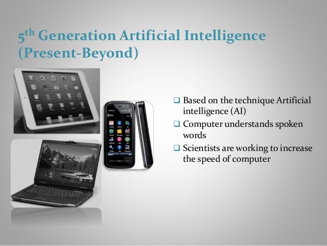 Fifth Generation Computers Artificial Intelligence
