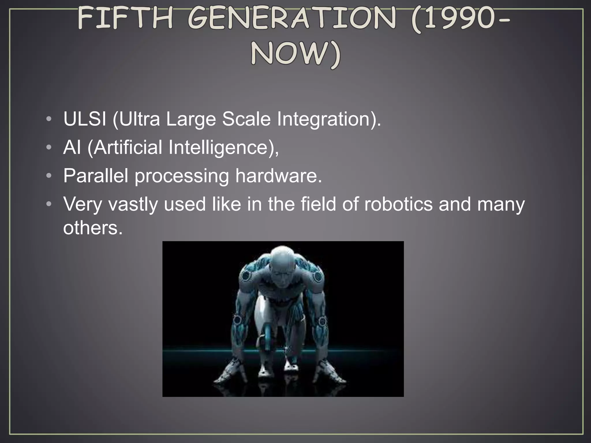 Generations of computer | PPTX