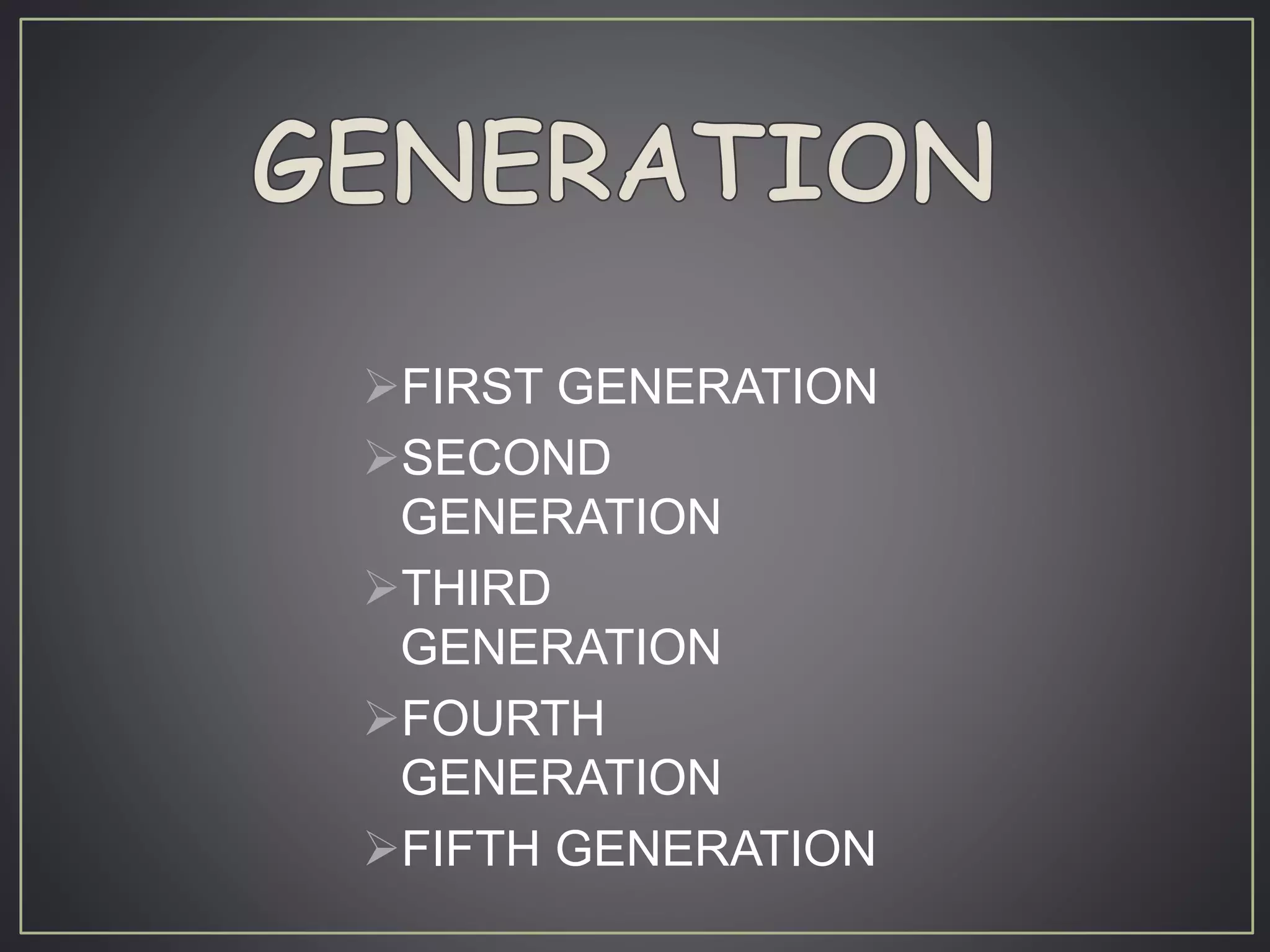 Generations of computer | PPTX