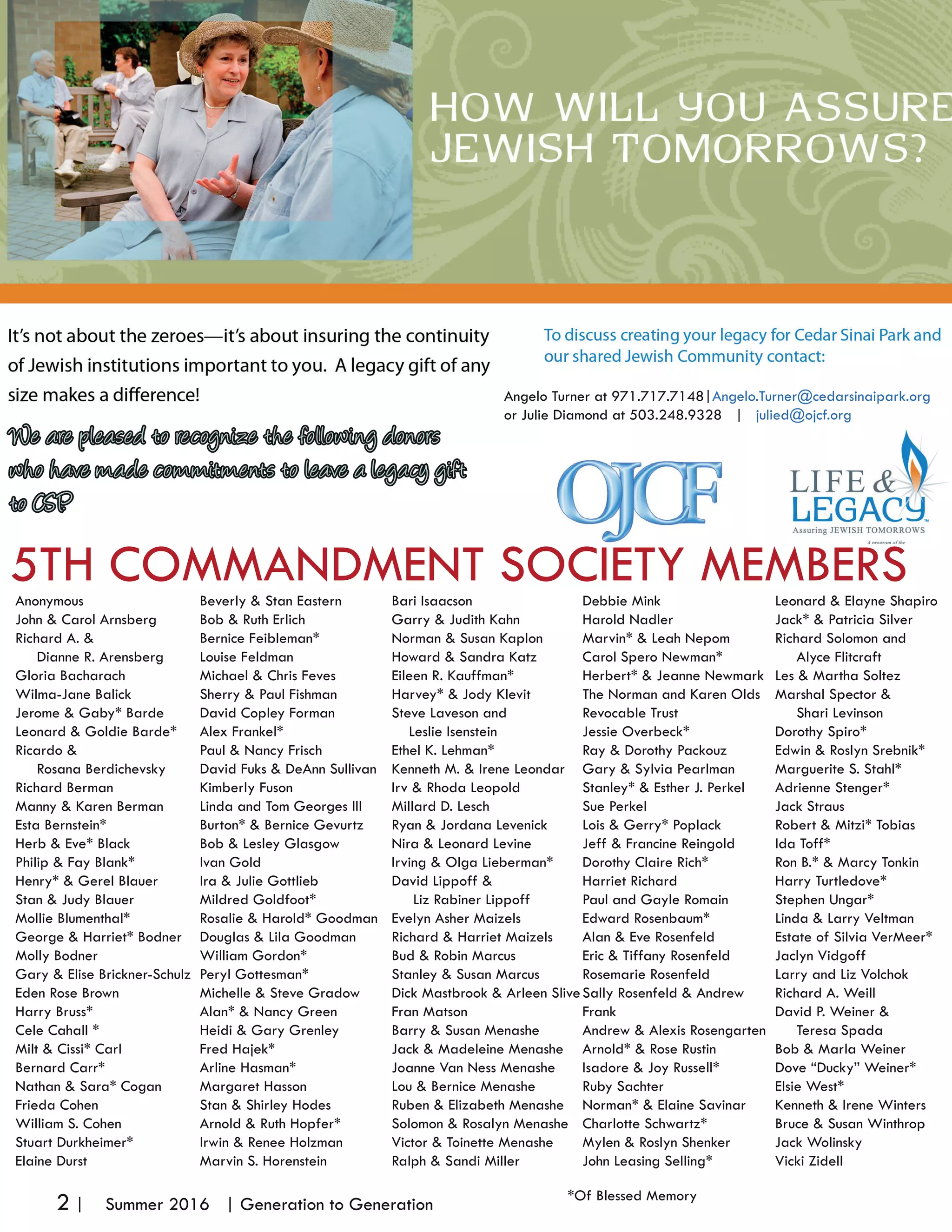 Generations Summer 2016 | PDF