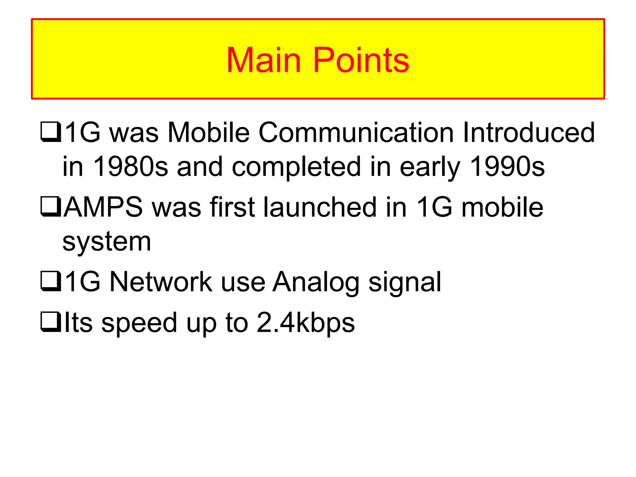 Mobile Generations | PPTX