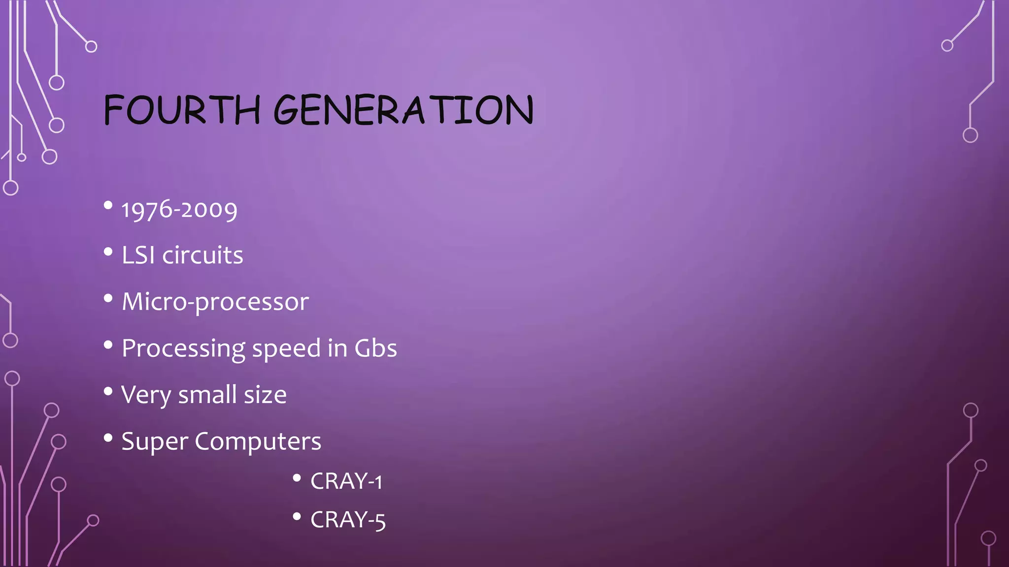 Generations of Computer | PPT