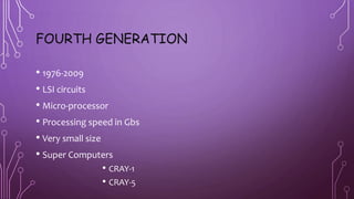 Generations of Computer | PPT