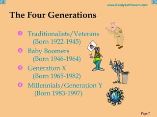 GENERATIONS AT WORK POWERPOINT | PPT