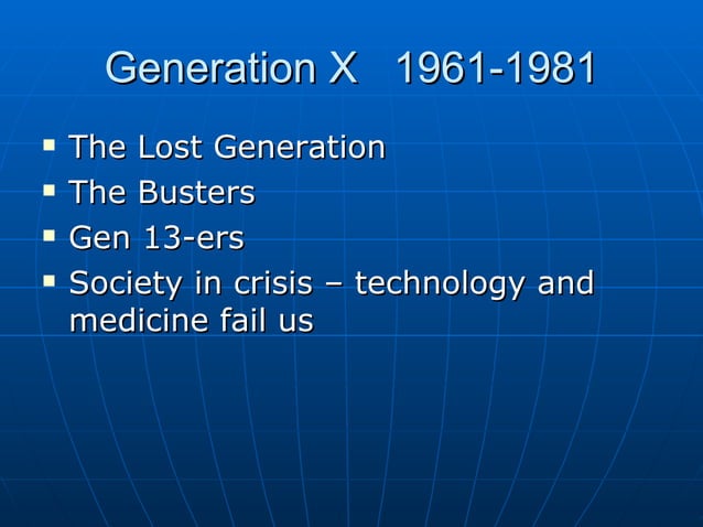 Generations | PPT | Free Download