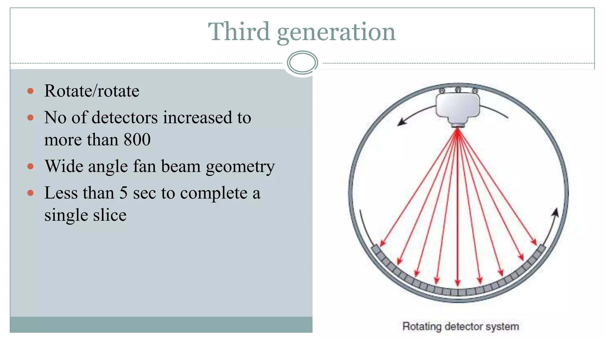Generations and advancement of CT | PPTX