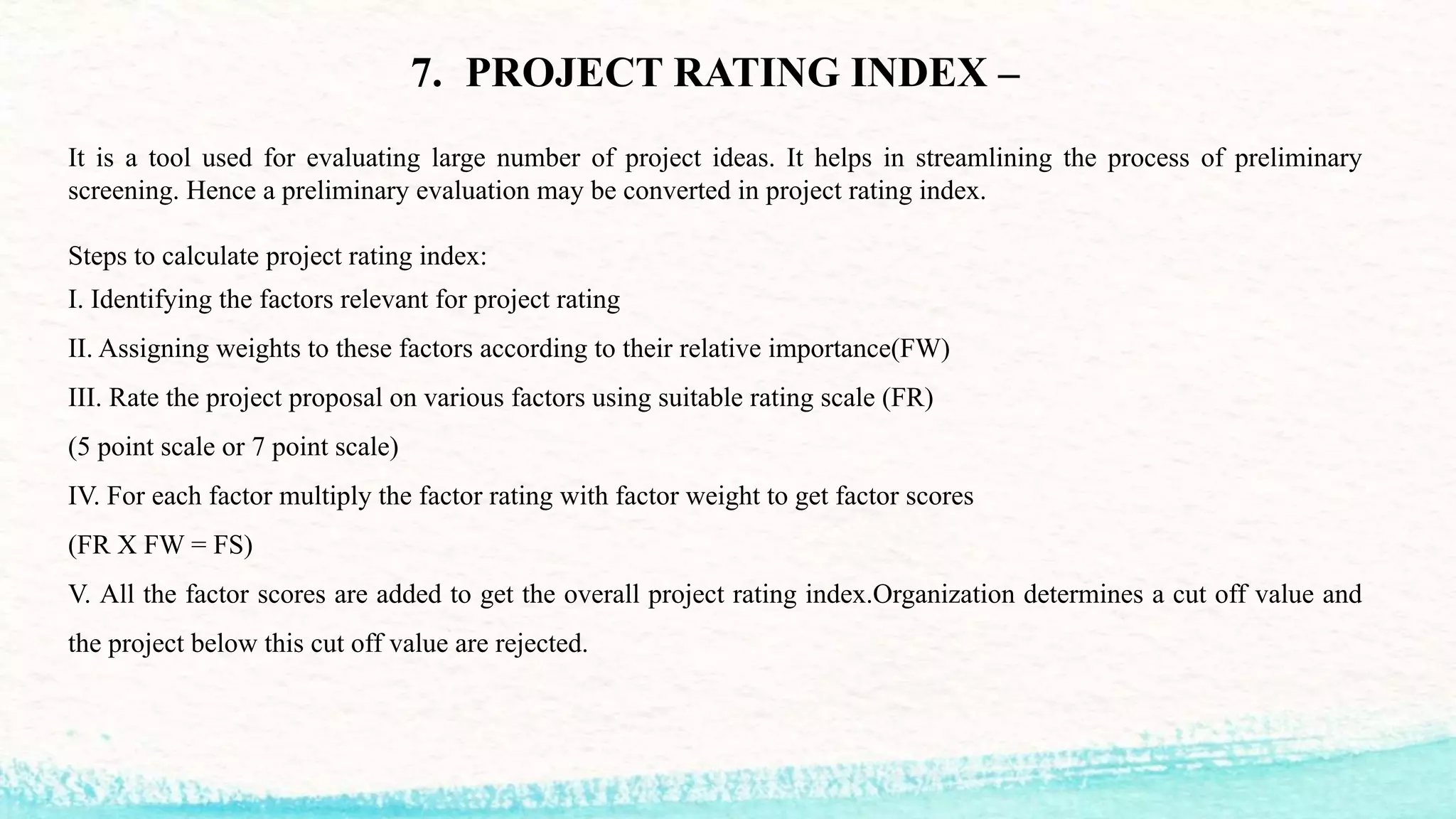 Generation & Screening of Project Idea | PDF