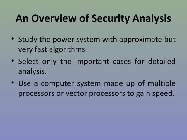 Generation shift factor and line outage factor | PPT | Science