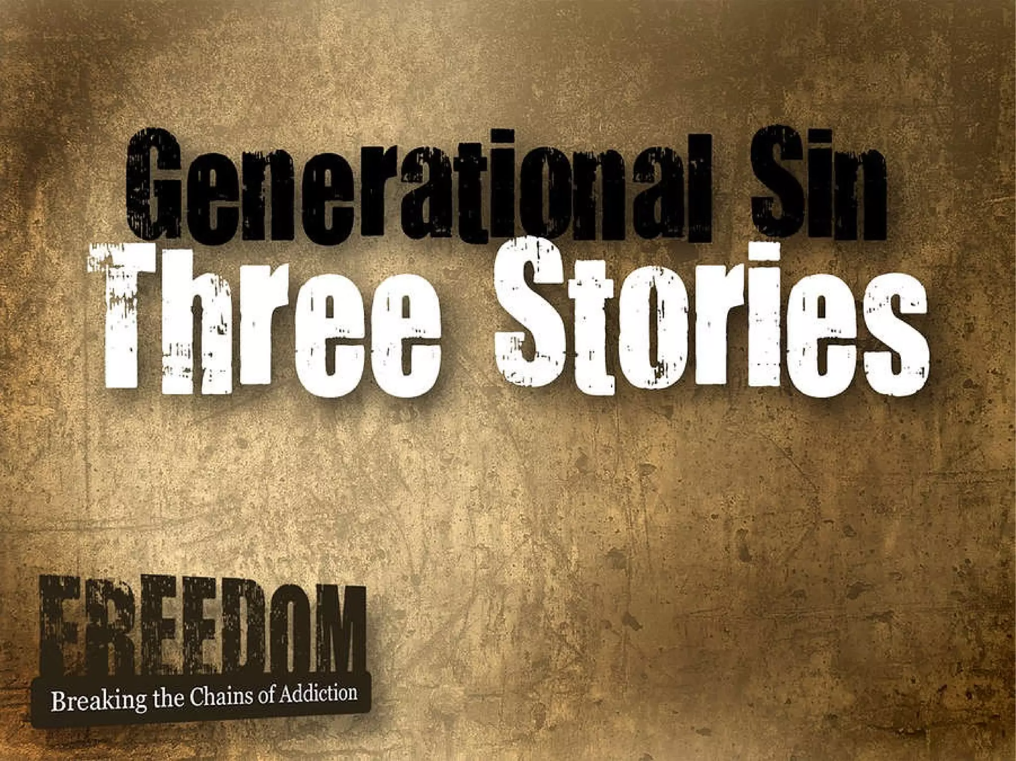 Generation sin sermon | PPT