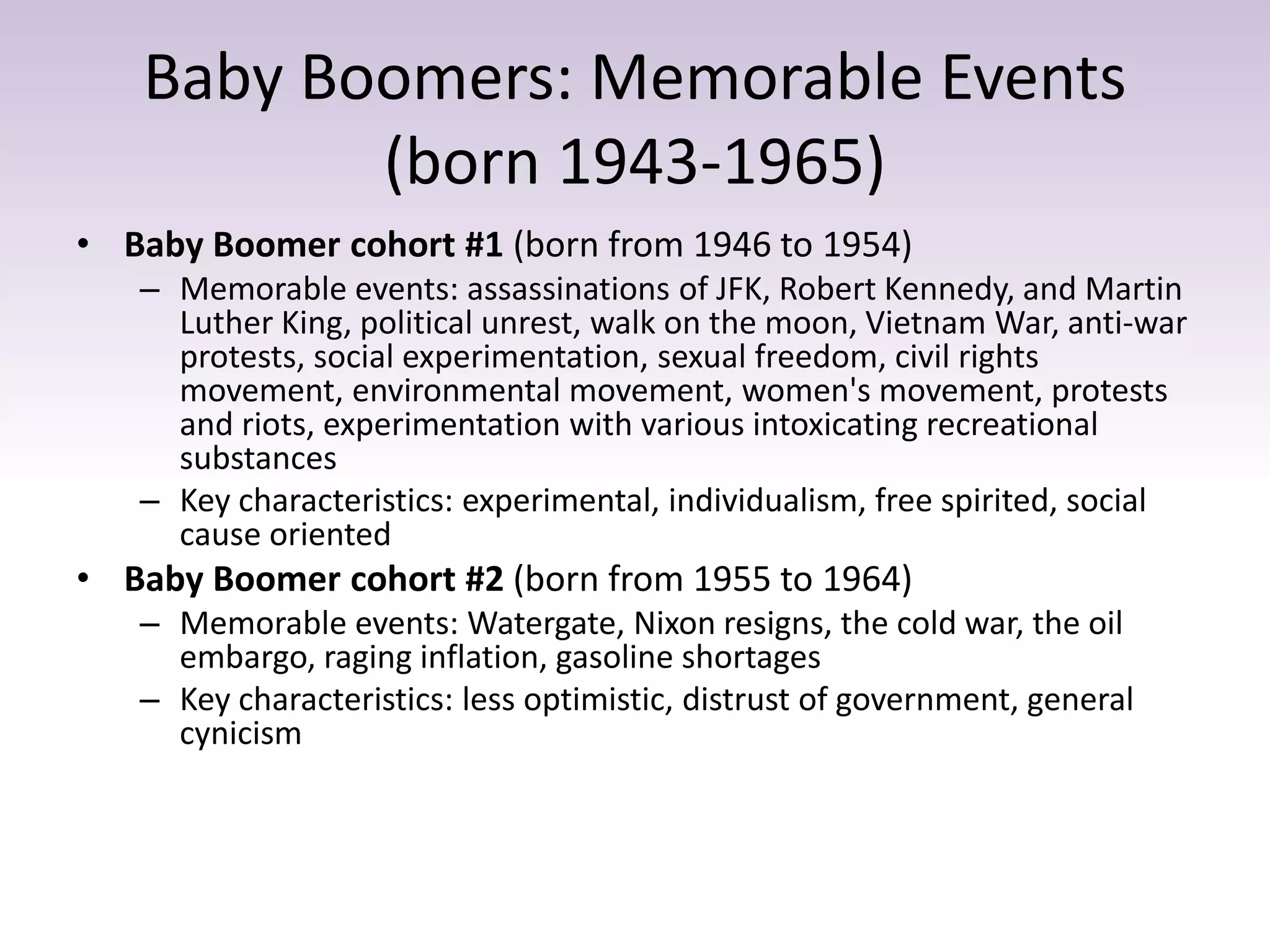 Generations in the Workplace | PPT