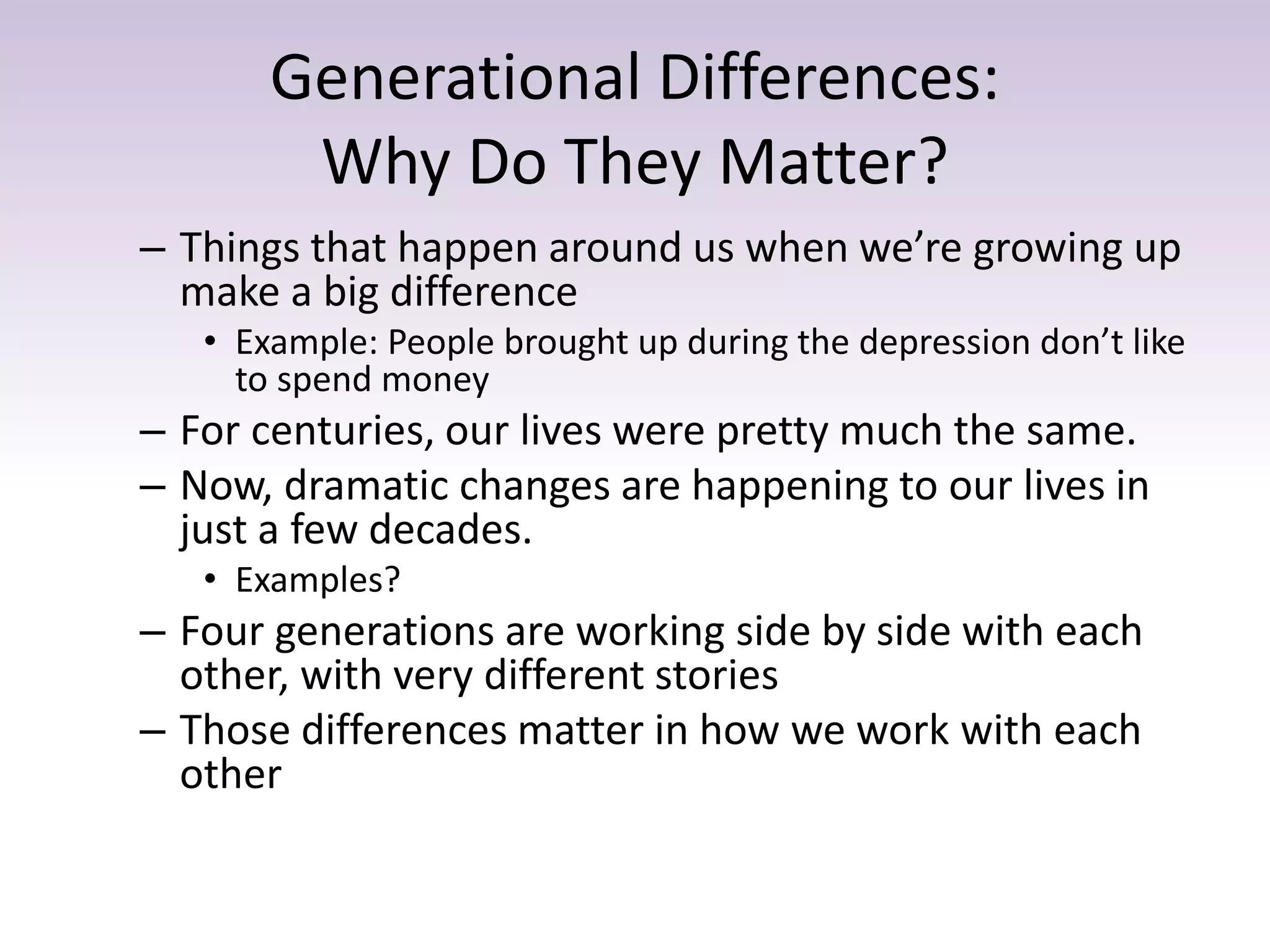 Generations in the workplace | PPTX