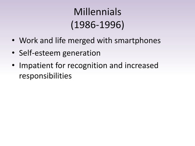 Generations in the workplace | PPTX