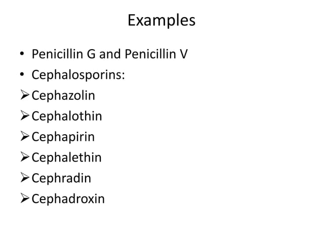 Generations of antibiotics | PPTX