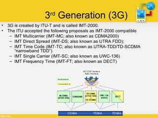 Generations of Cellular Network | PDF