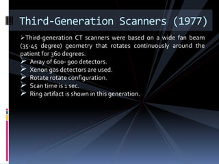 Basics and Generations of computed tomography.pptx | Medical Tests ...