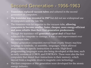 Generations Of Computer | PPTX