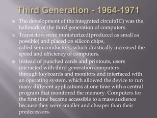 Generations Of Computer | PPTX