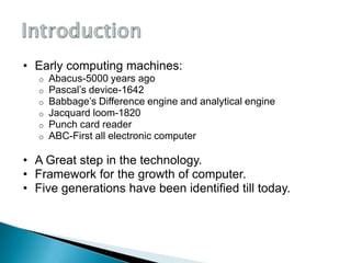 Generations of computer | PPTX