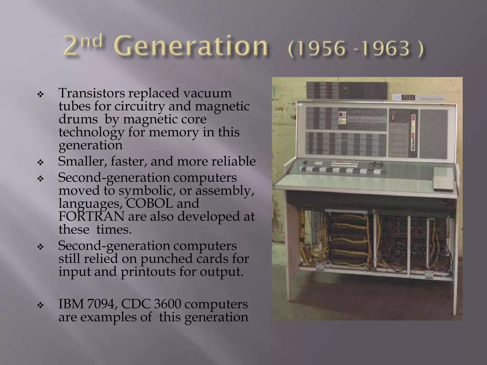 Generations of computer | PPSX | Computing | Technology & Computing