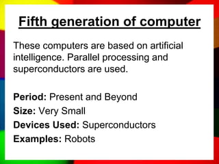 Generations of computer | PPT