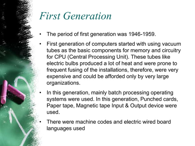 Generationsofcomputer | PPT